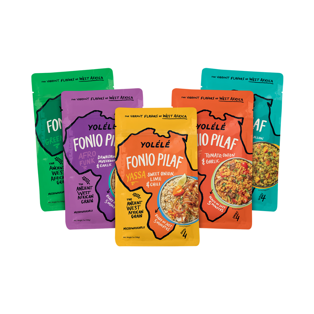 Fonio Pilaf Variety Pack, 5-pack – Yolélé